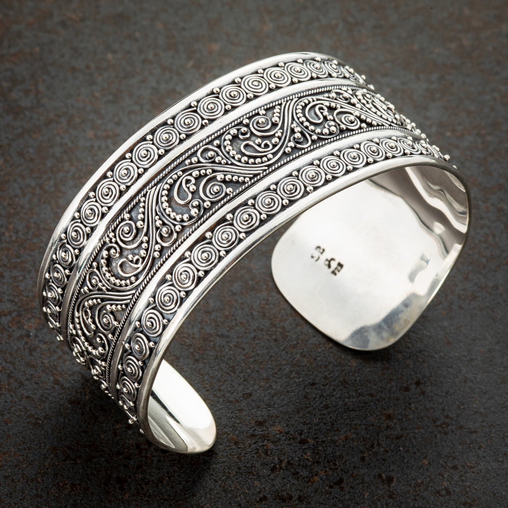 Ancient Greek Cuff | Great Gift For Men – Old World Steel