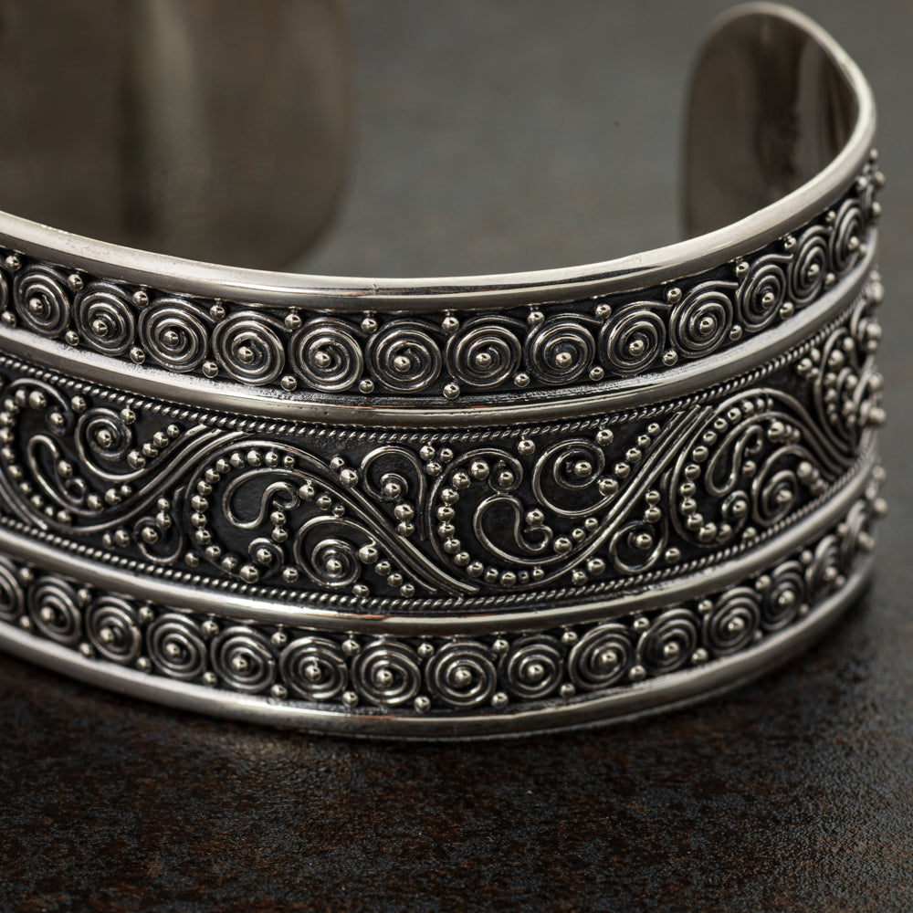 Ancient Greek Cuff | Great Gift For Men – Old World Steel