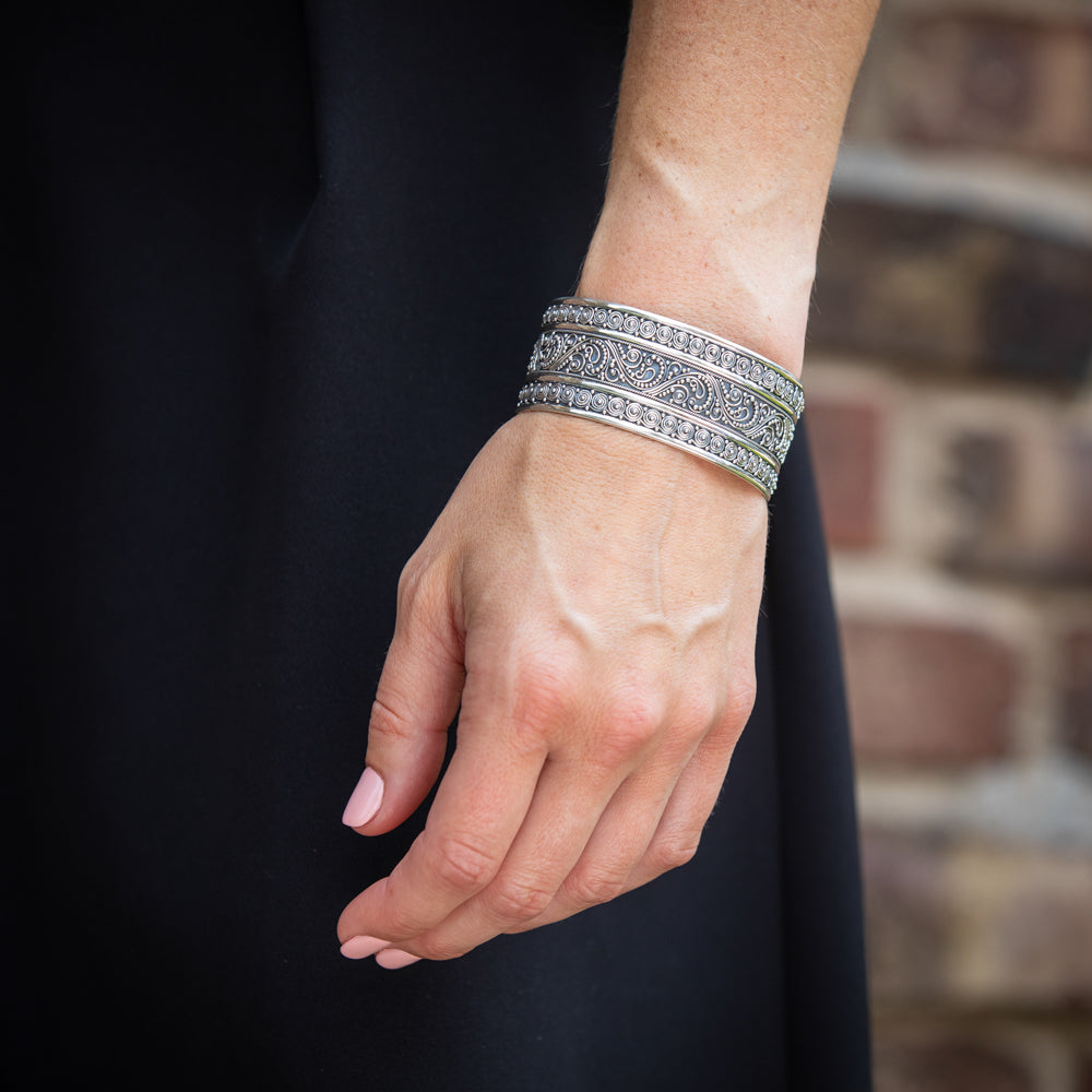 Ancient Greek Cuff | Great Gift For Men – Old World Steel