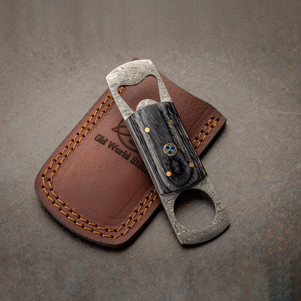 Bar Blade - Bottle Opener - Damascus – Old World Steel