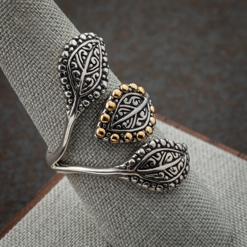 Garden of Eden Ring | Unique Christmas Gift | Old World Steel