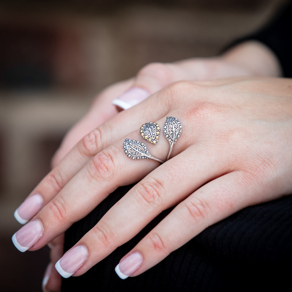 Garden of Eden Ring | Unique Christmas Gift | Old World Steel