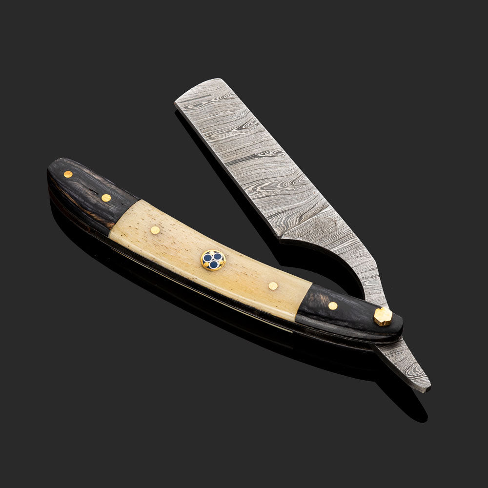 Straight Up Razor - Damascus Razor | Unique Christmas Gift for Dad ...