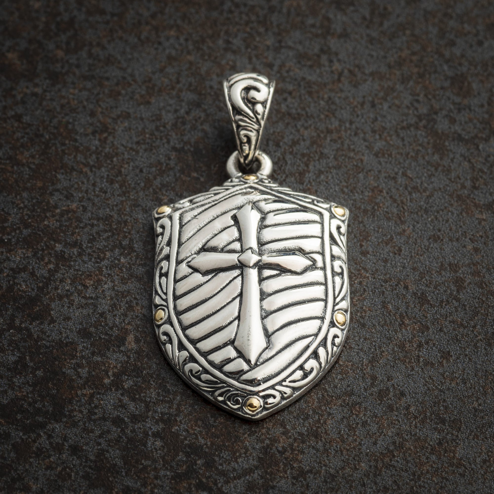 Templar's Cross Pendant | Unique Christmas Gift | Old World Steel