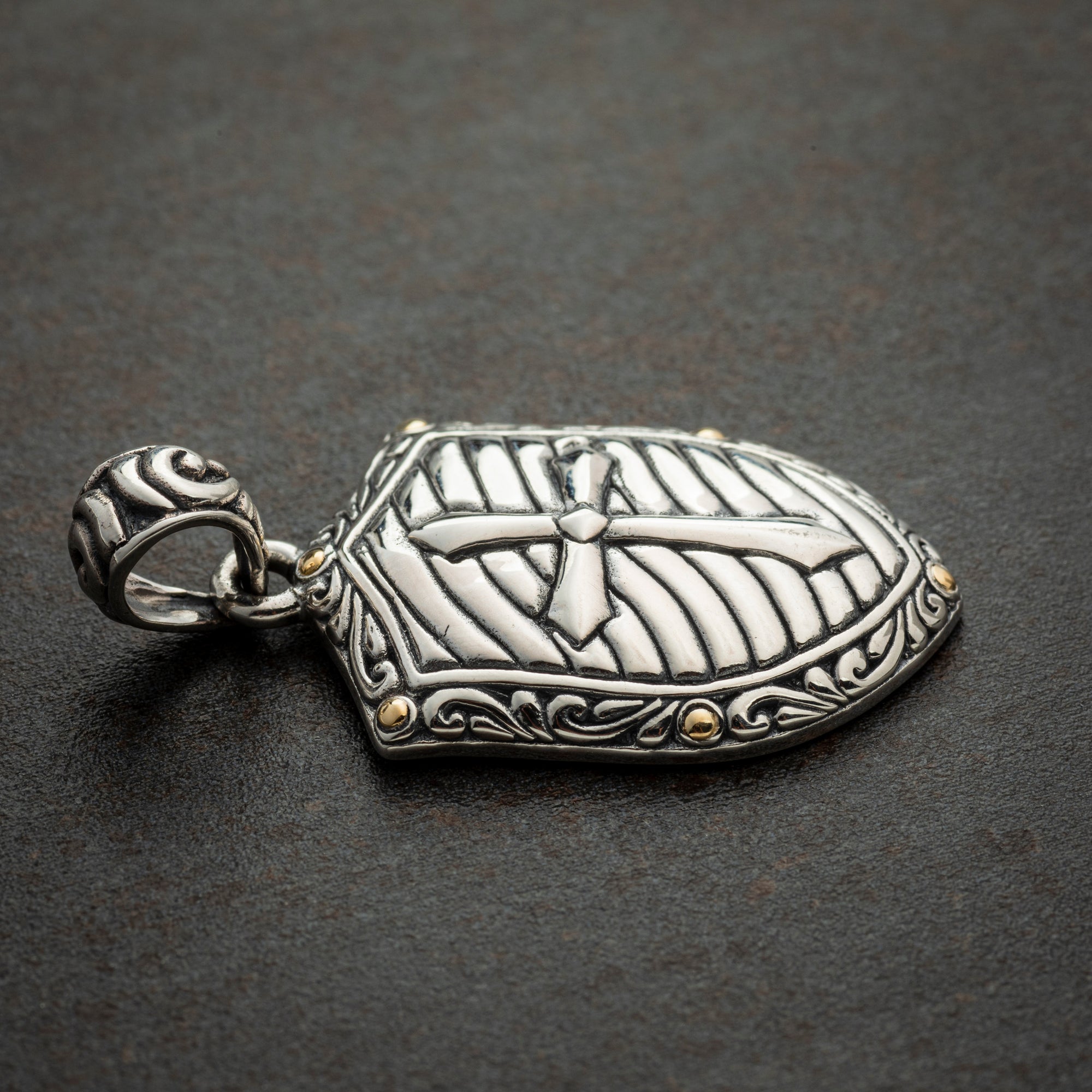 Templar's Cross Pendant | Unique Christmas Gift | Old World Steel