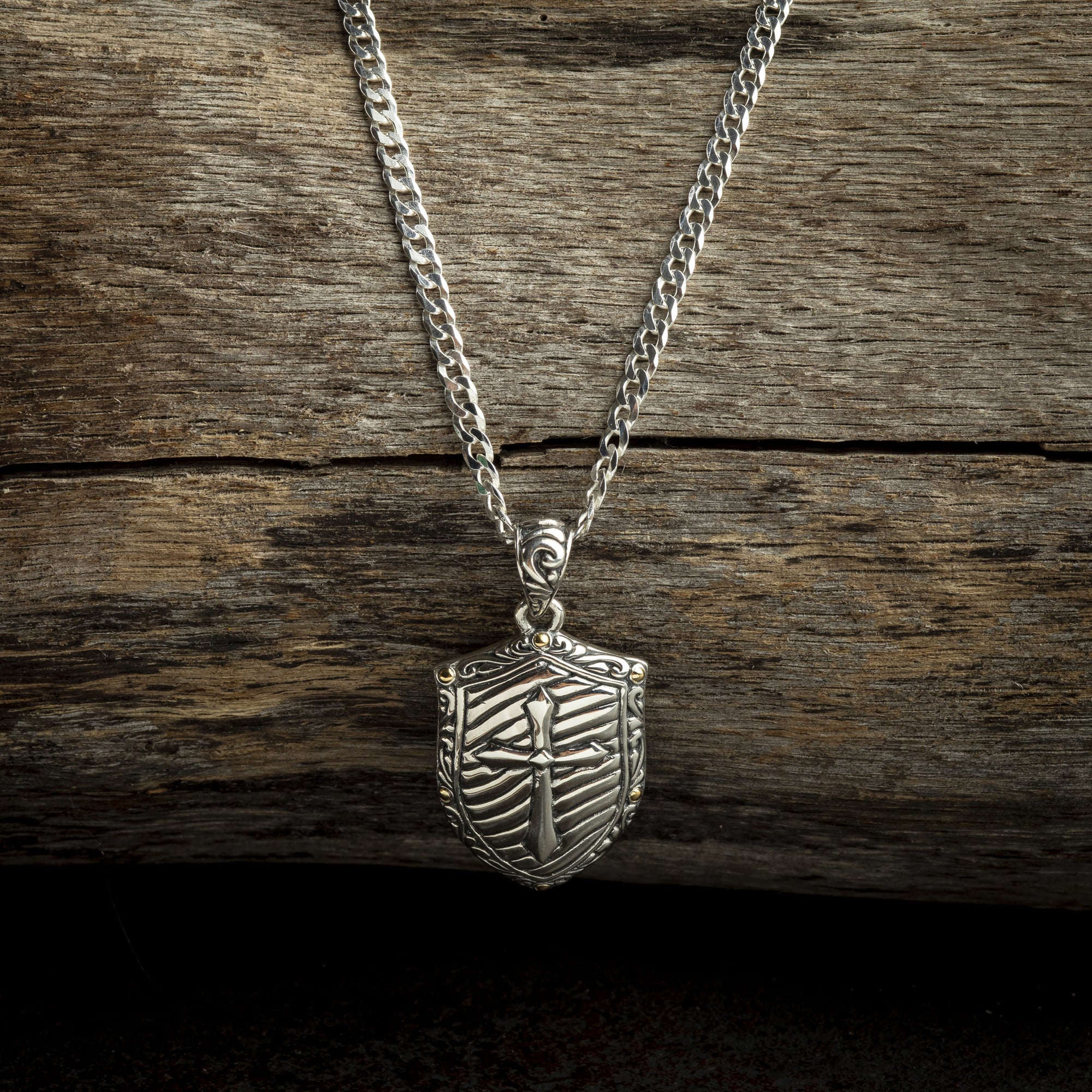 Templar's Cross Pendant | Unique Christmas Gift | Old World Steel